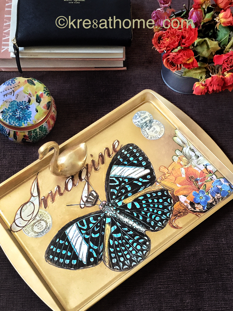 Decorative DIY Decoupage Tray… – Kre8AtHome